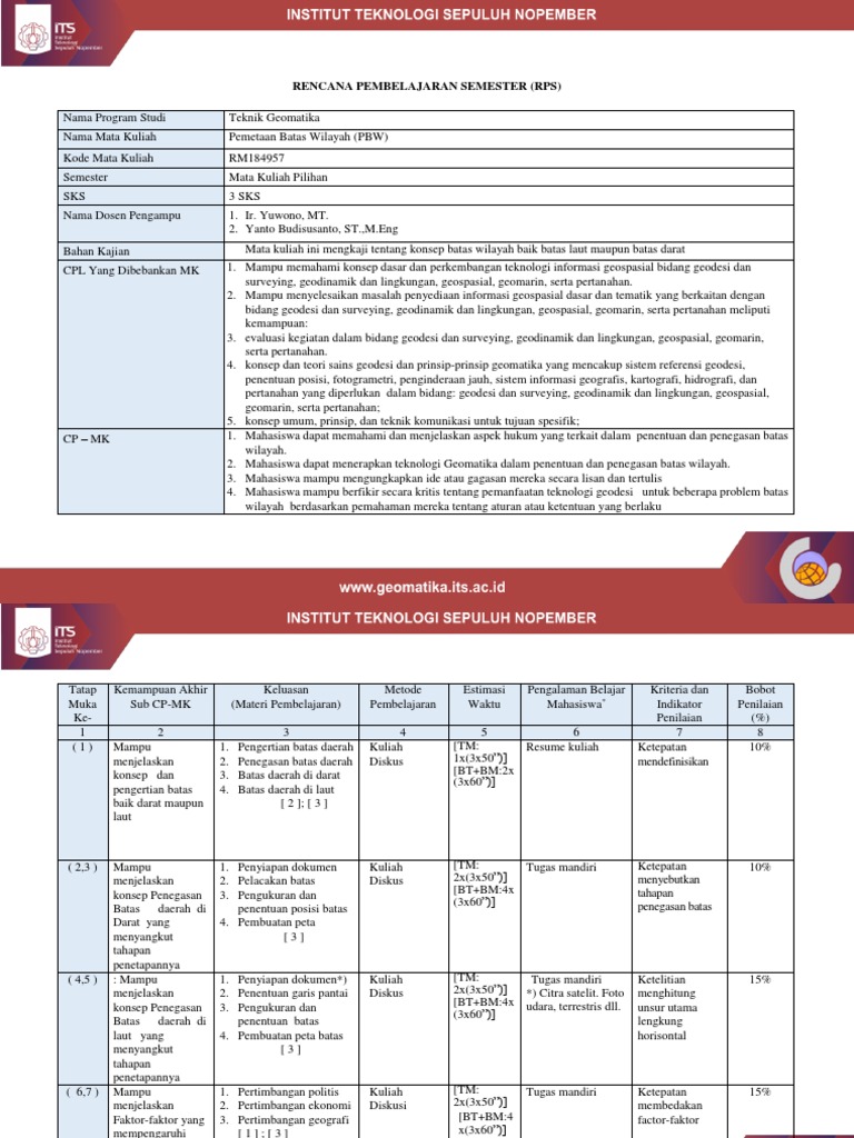 P5.4. RPS 2018 2023 Pemetaan Batas Wilayah PBW | PDF