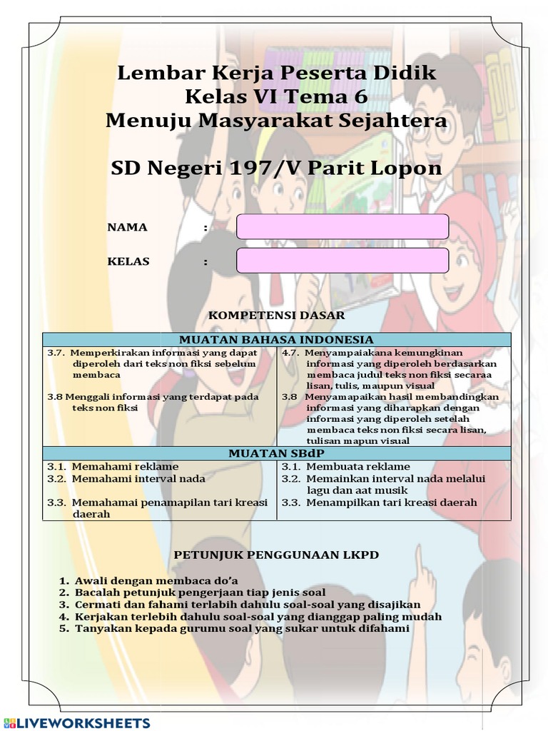 Lkpd Tema 6 Pdf