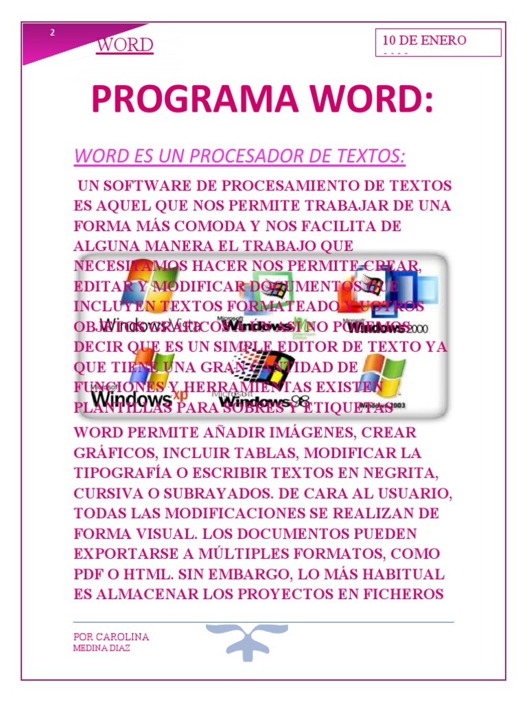 Funciones Clave de Microsoft Word | PDF | Microsoft Word | Procesador de textos