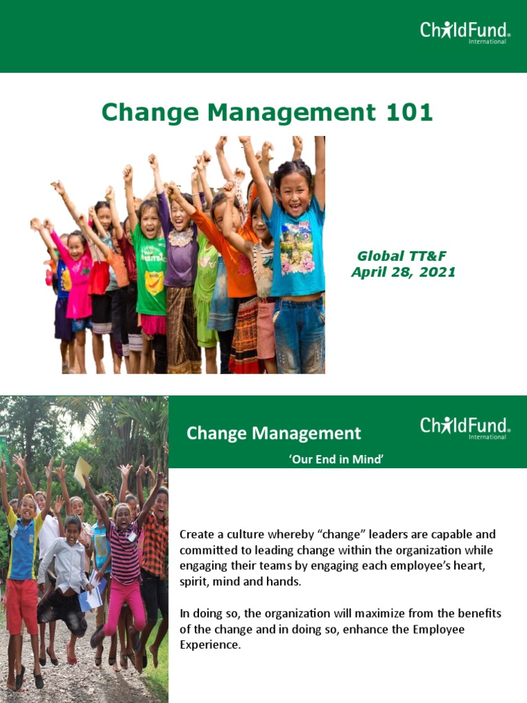 Change Management 101 | PDF | Change Management | Organizational Behavior