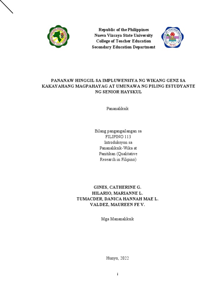 Buong Manuskrito | PDF