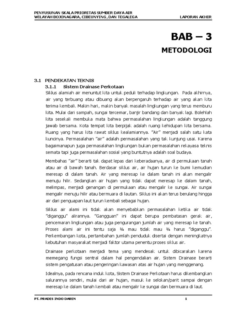03 - Bab 3 Metodologi - Sda | PDF