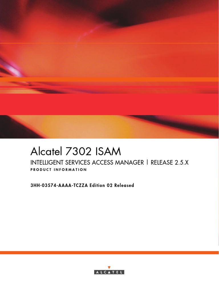 7302 - 7330 ISAM R2.5 Product Information | PDF | Digital Subscriber ...