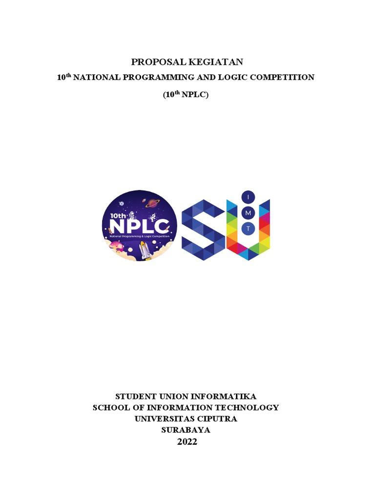 Proposal Sekolah 10th NPLC | PDF