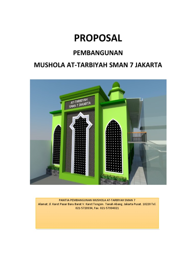 Proposal Mushola | PDF