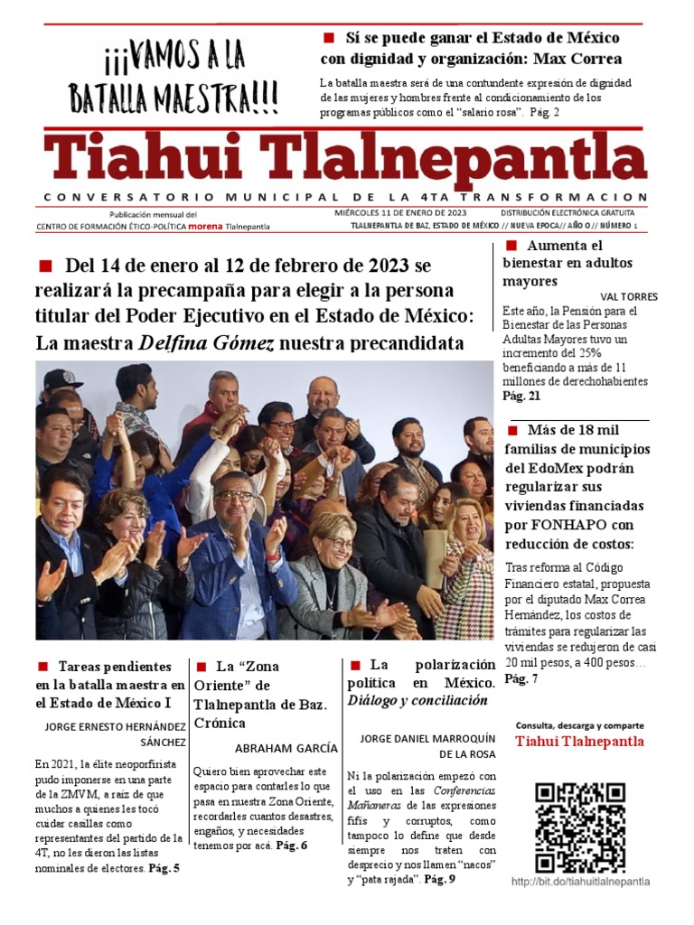 Tiahui Tlalnepantla - No - 1 Vamos A La Batalla Maestra | PDF | México ...
