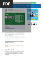 Contoh Latihan Menggunakan Operasi Matematika Dasar Di Microsoft Excel Untuk Kelas 5 SD | PDF