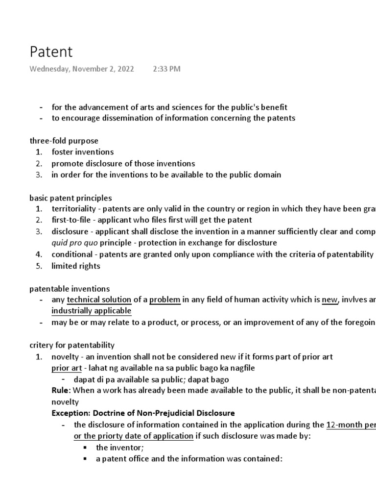 Patent | PDF | Prior Art | Patent