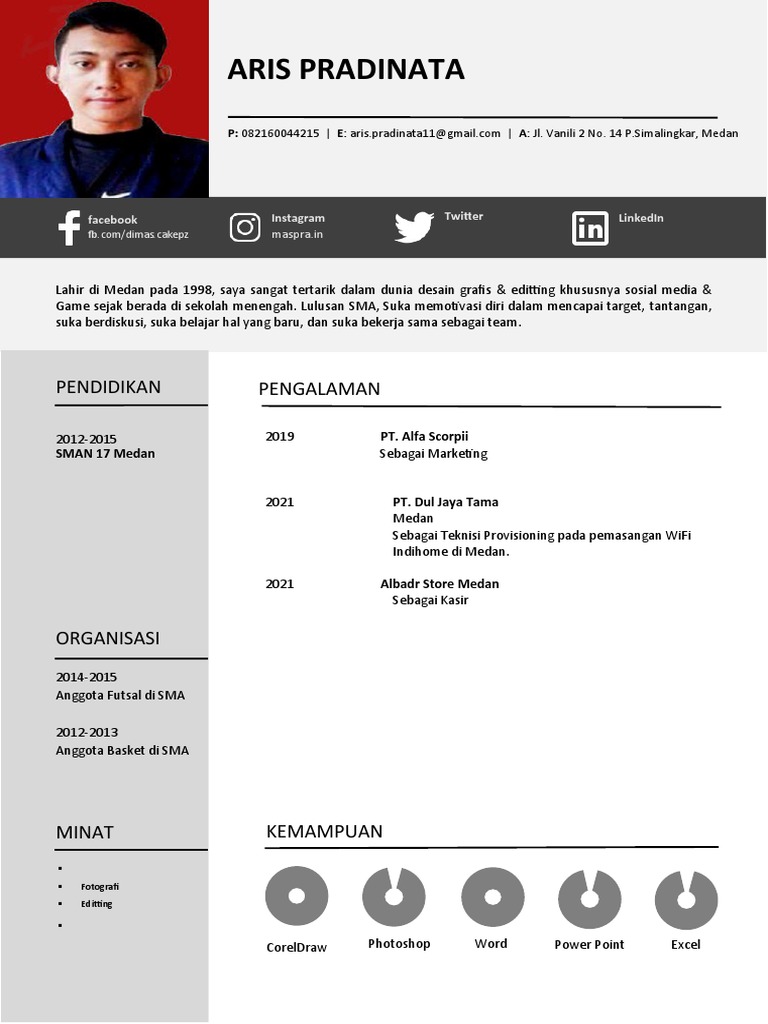CV Lamaran Kerja | PDF