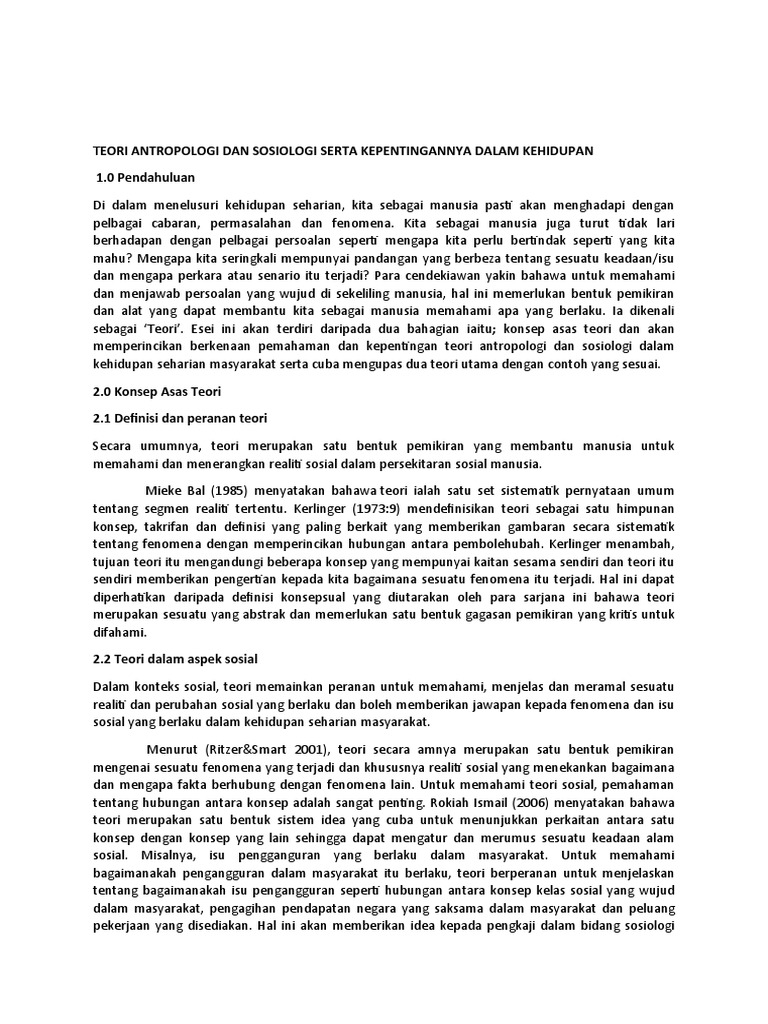 Ansos | PDF | Ilmu Sosial | Filsafat