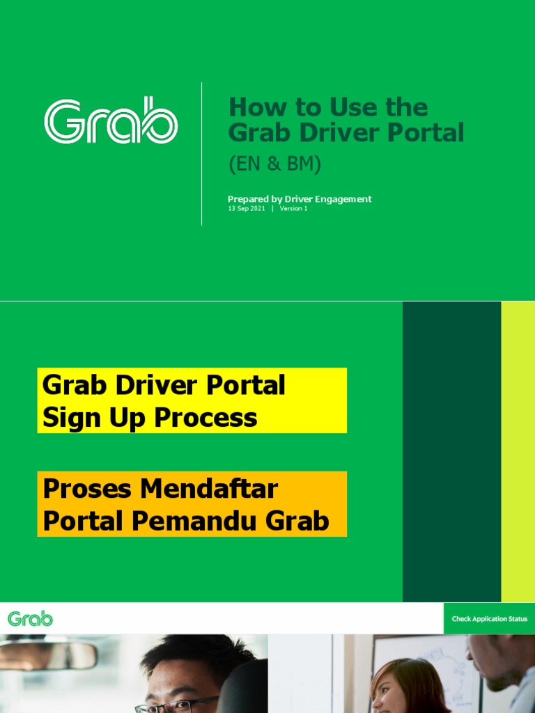 MENDAPATKAN AKSES KE PORTAL PEMANDU GRAB | PDF