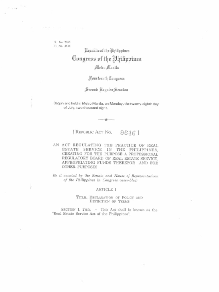 Ra 9646 | PDF