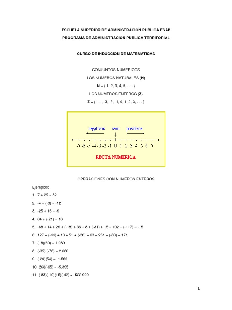 Curso de Induccion de Matematicas - Esap | PDF | Matemática Elemental ... Curso de Induccion de Matematicas - Esap | PDF | Matemática Elemental ...