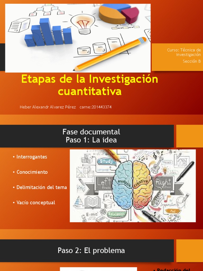 Etapas de La Investigación Cuantitativa | PDF | Experimentar | Conocimiento
