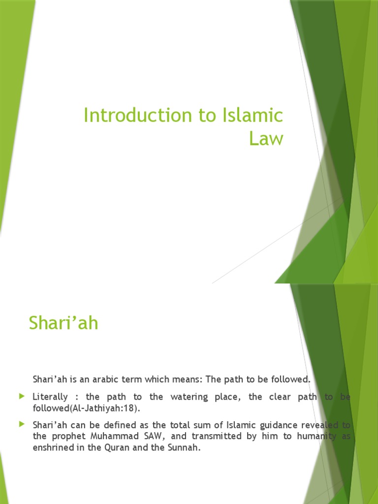 Introduction To Islamic Law-Studentsscopy. | PDF | Sharia | Theocracy