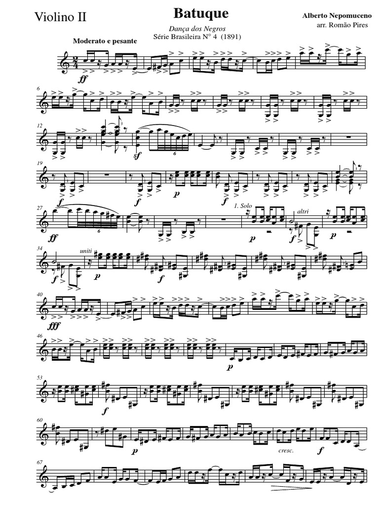 Batuque - 002 Violino II | PDF