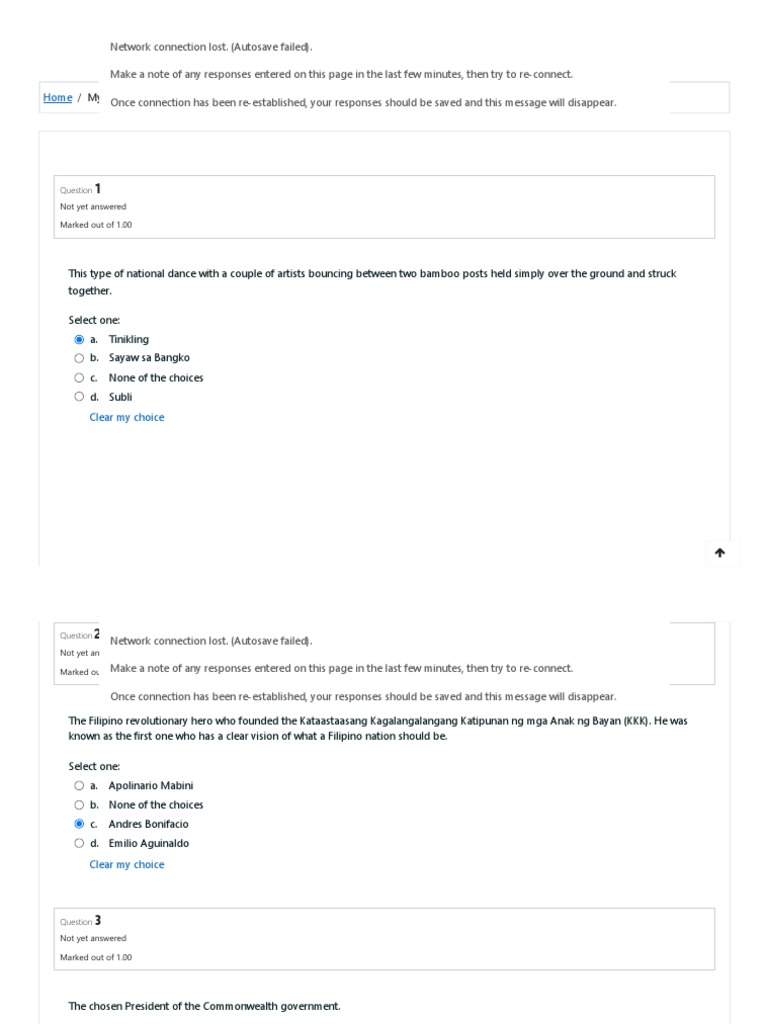 Readings in The Philippine History - Final Exam | PDF | Philippines ...