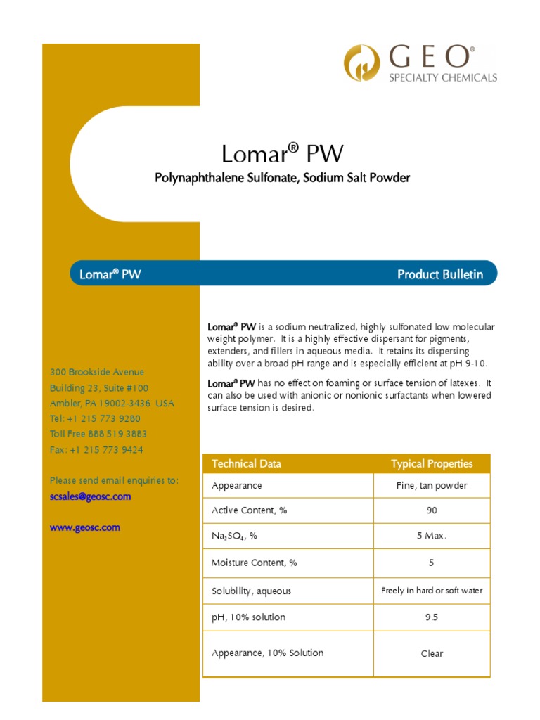 Lomar PW | PDF