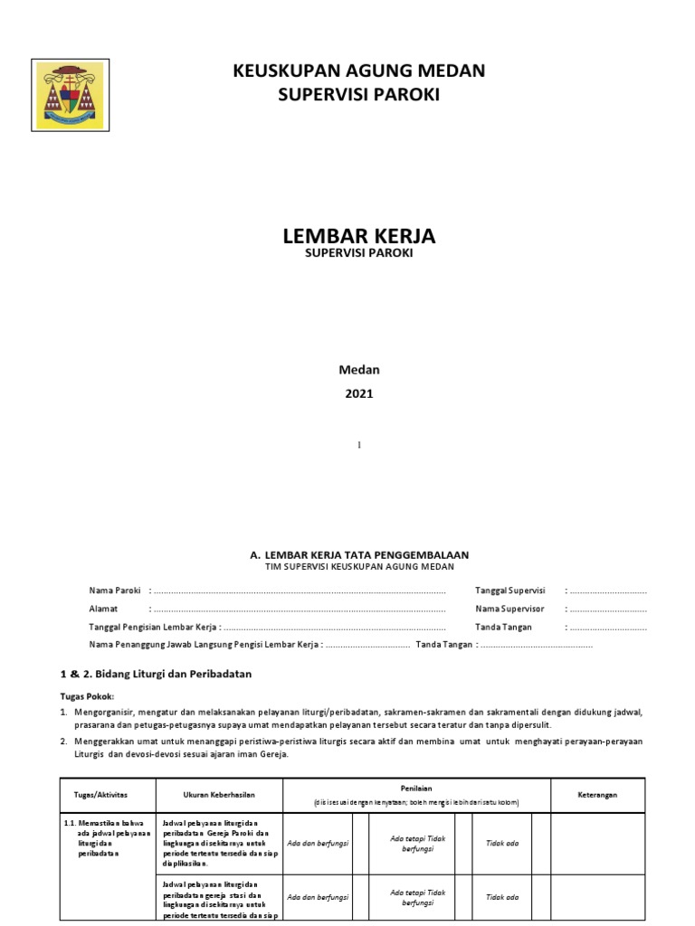 Lembar Supervisi 2022 | PDF