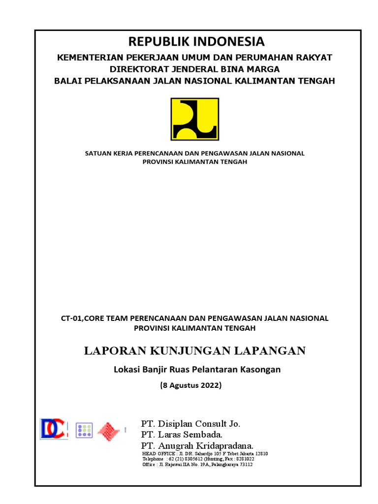 Laporan Kunjungan Lapangan Banjir Pelantaran | PDF