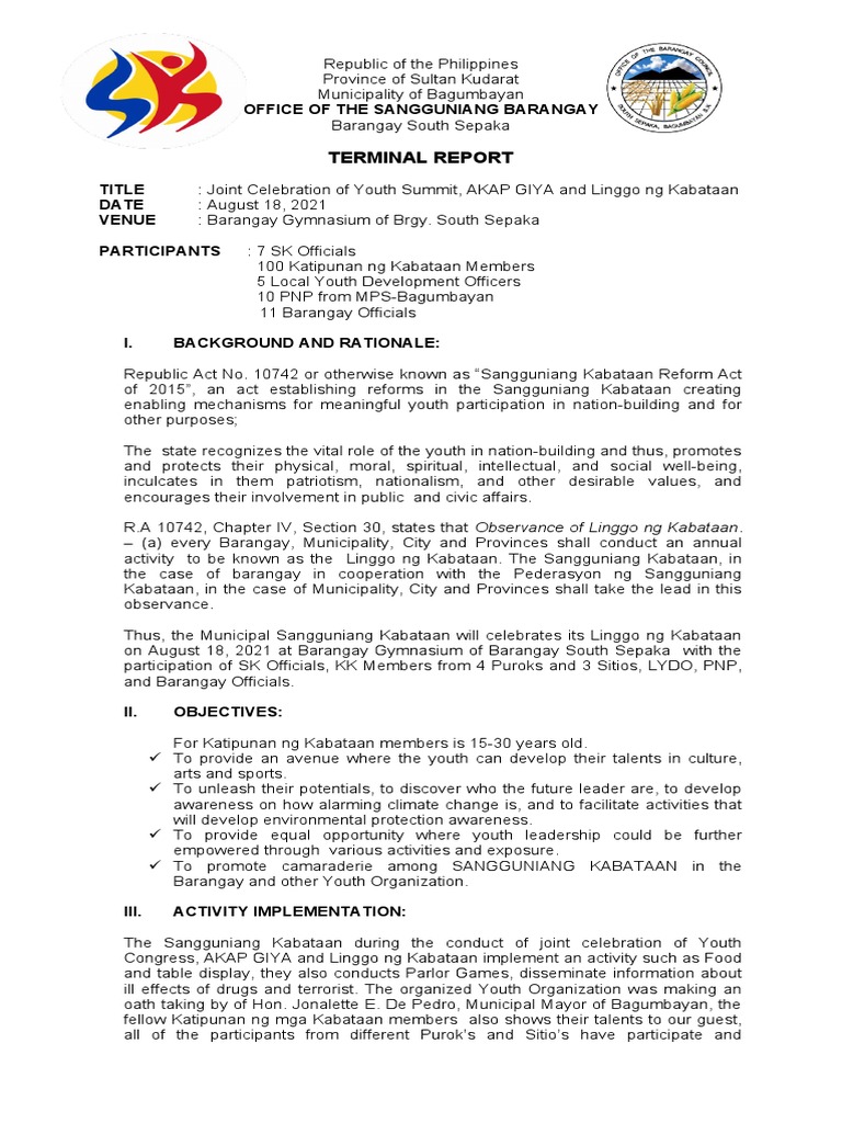 SK Terminal Report | PDF