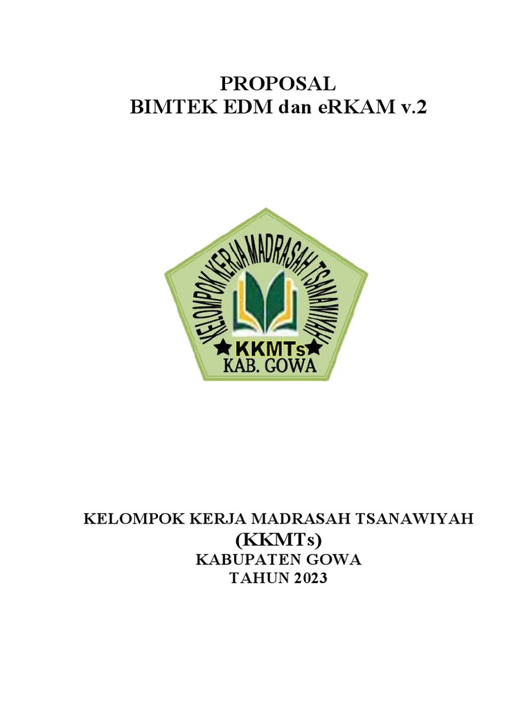 BIMTEK EDM dan eRKAM MTs Gowa | PDF