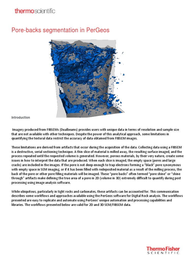 Pore-Back Segmentation in PerGeos | PDF | Computers