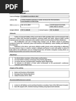 BADAC Functionality Form | PDF | Audit