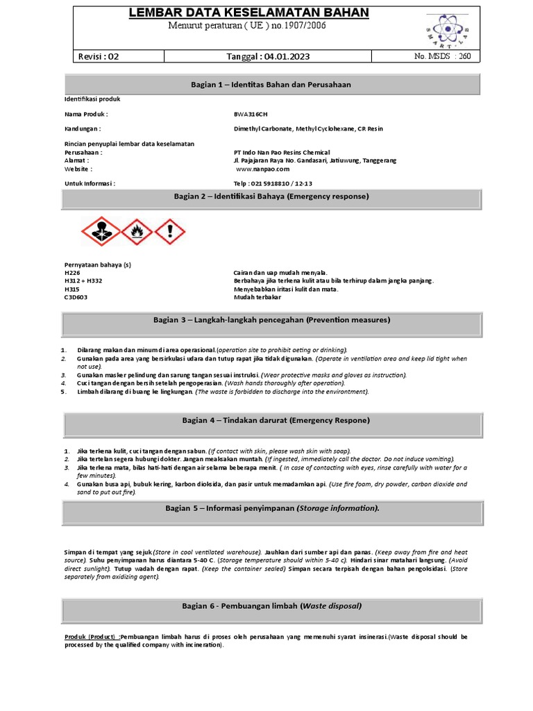 Msds | PDF