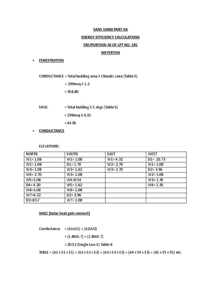 SANS 10400 PART Energy Efficiancy | PDF | Climate Change Mitigation ...