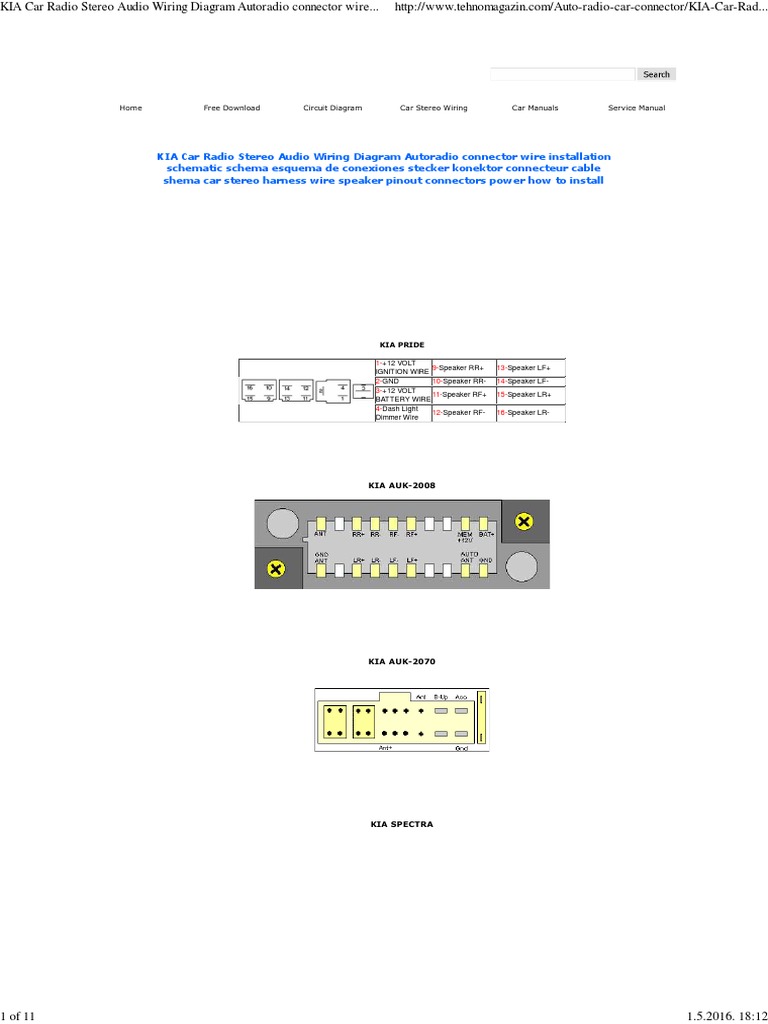 Ford Ka Mk2 Stereo Wiring Diagram