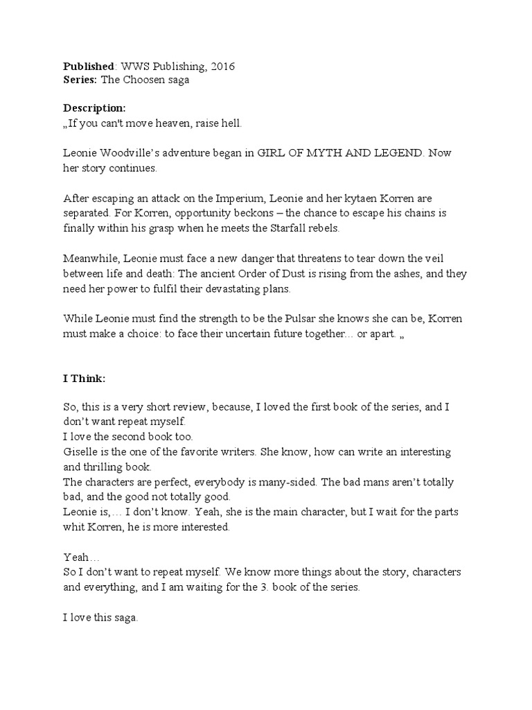 The Chosen Saga: Book 2 Adventure | PDF | Young Adult | General Fiction