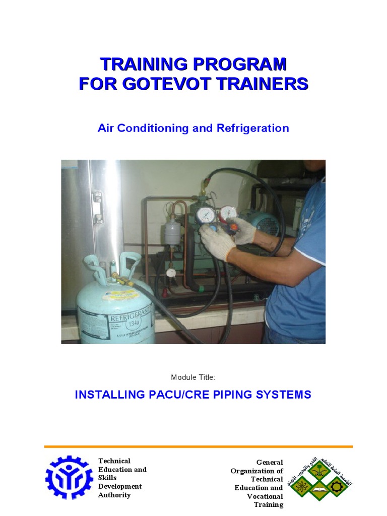 Install Piping Systems of PACU and CRE | PDF | Pipe (Fluid Conveyance ...