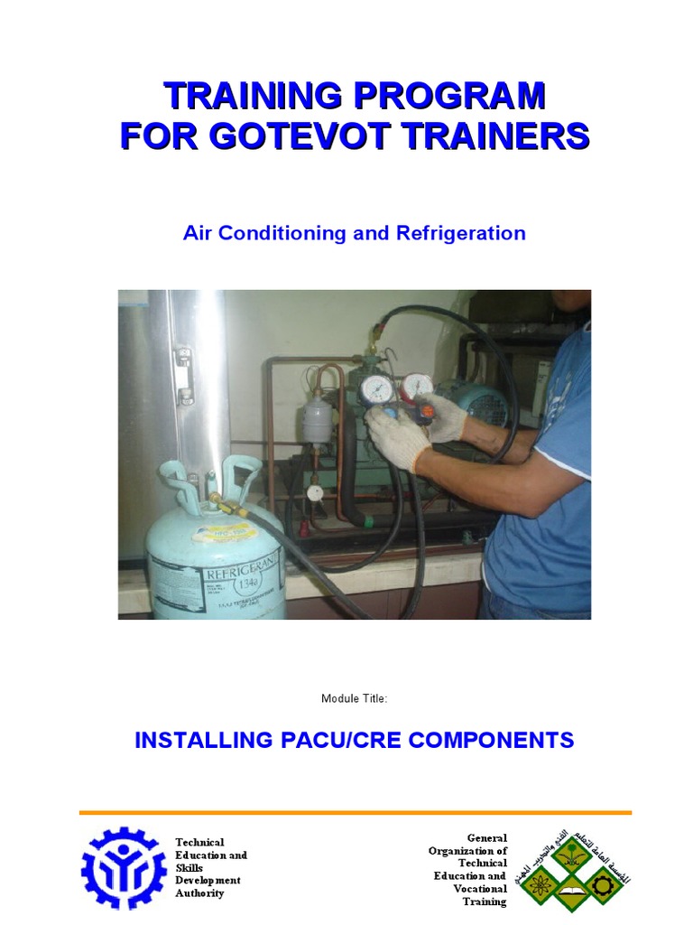 Installing PACU and CRE Components | PDF | Air Conditioning | Refrigerator