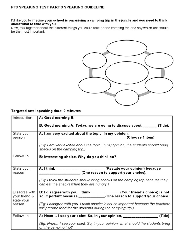 Pt3 Speaking Part 3 Speaking Guidelines Pdf