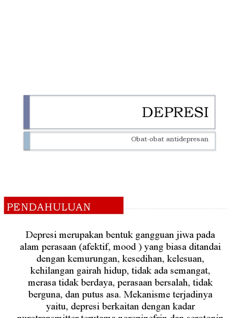 Depresi | PDF | Gaya Hidup