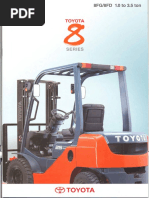 Toyota 8 Series Forklift Specifications | PDF | Forklift | Mechanical ...