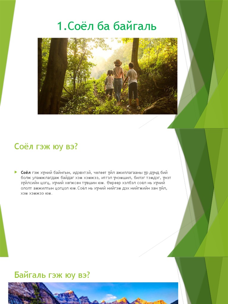 Соёл ба байгаль Pdf