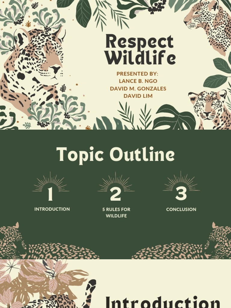 Respect Wildlife | PDF