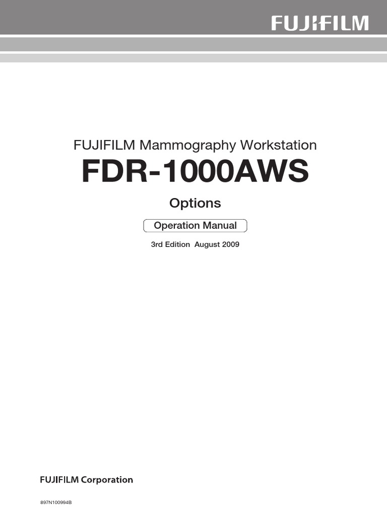 Operation Manual Options FDR-1000AWS | PDF | Computer Data Storage ...