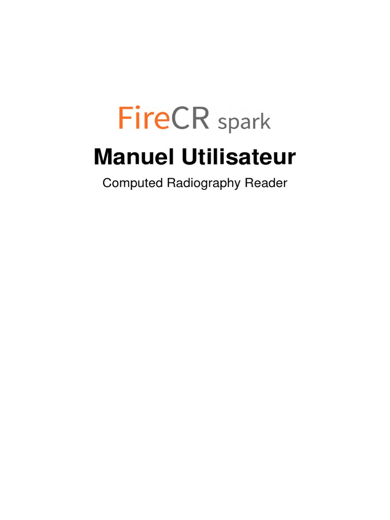 FireCR Spark User Manual - EN - 170616 - Fin - French | PDF | USB | Informatique