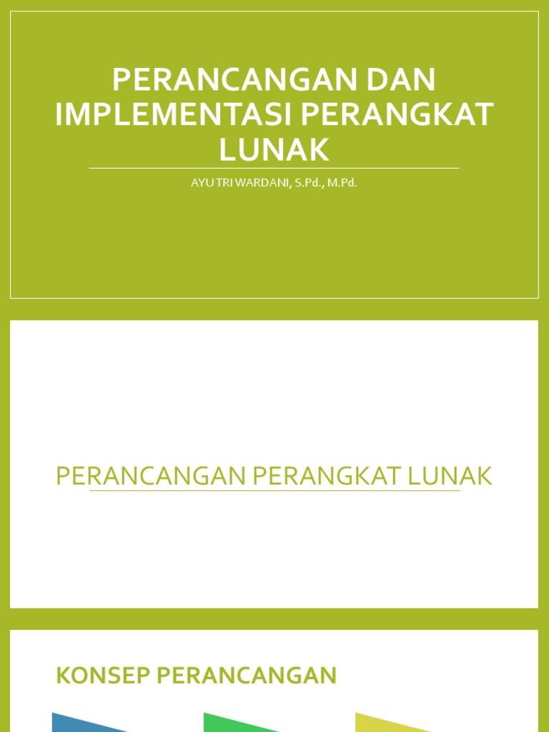 Perancangan Perangkat Lunak | PDF