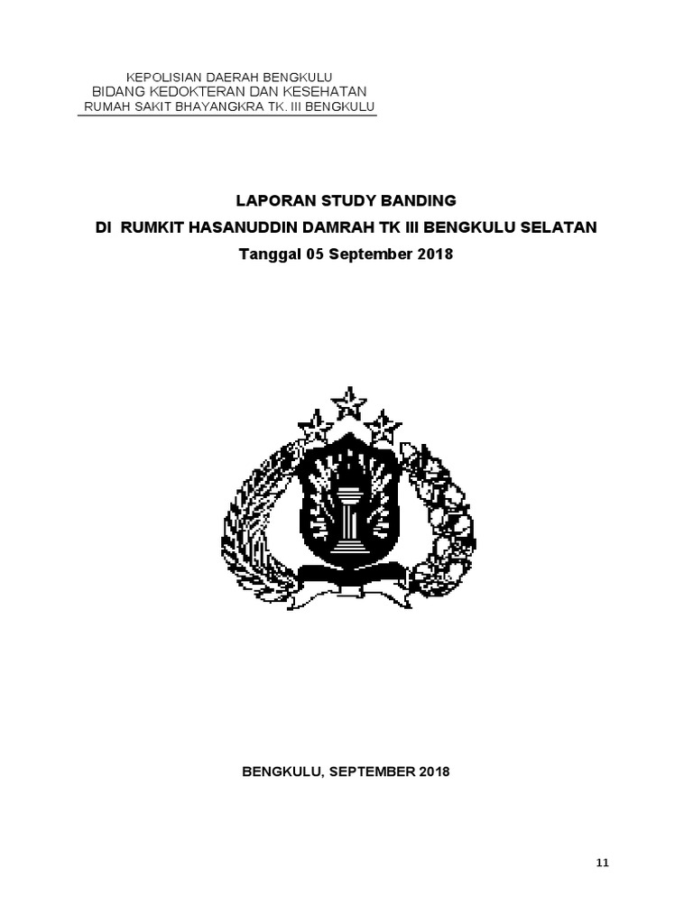 Laporan Study Banding Akreditasi RS | PDF