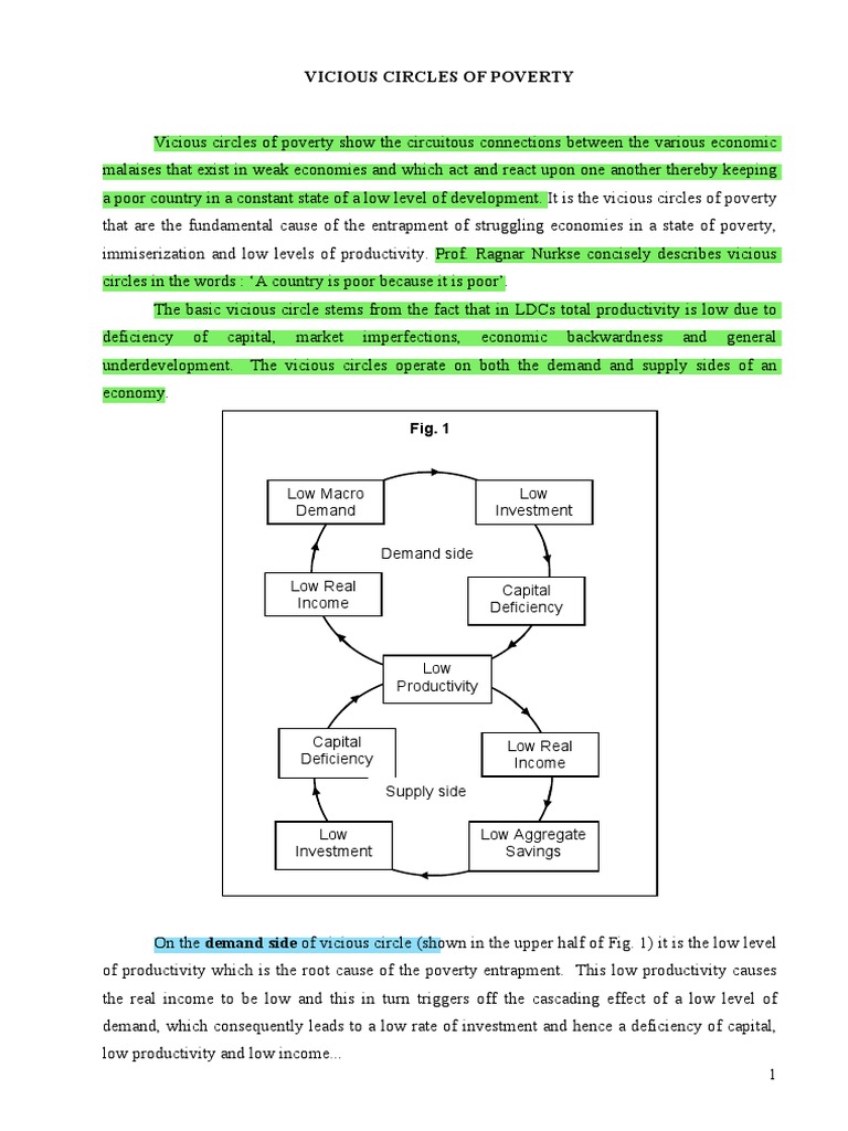 Breaking Poverty's Vicious Cycle | PDF | Poverty | Poverty & Homelessness