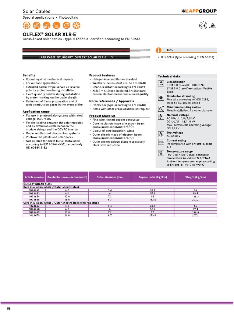 JJLapp Cable DC Specification | Download Free PDF | Insulator ...