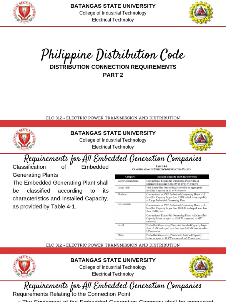 Embedded Generation Connection Requirements | PDF | Electric Power ...
