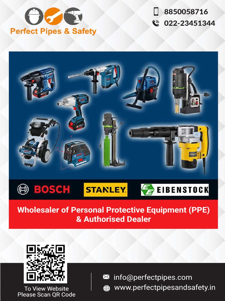 Mumbai Power Tools & PPE Wholesaler | PDF | Drill | Vacuum Cleaner