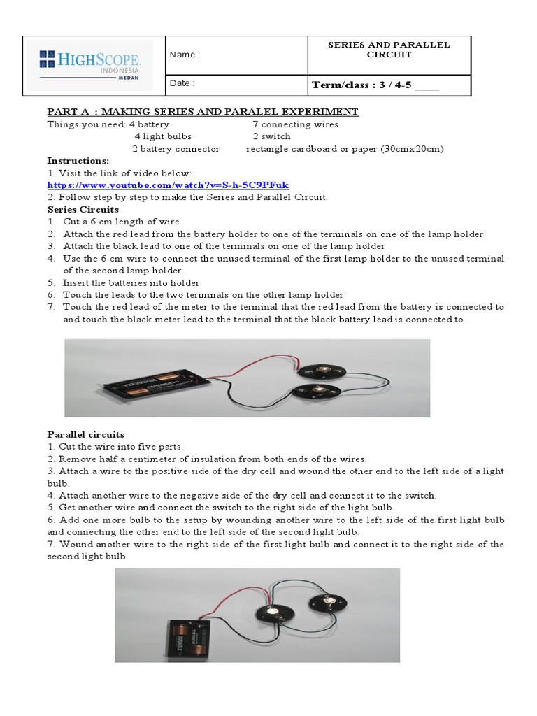 Series vs Parallel Circuit Guide | PDF | Series And Parallel Circuits ...
