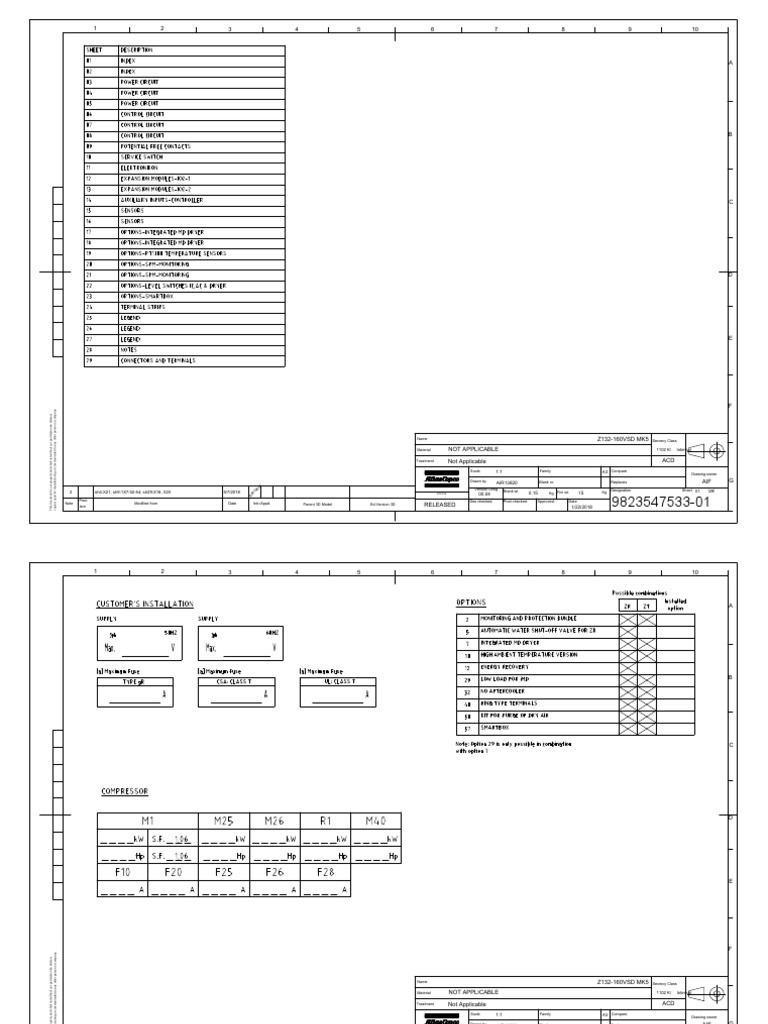 ZR-ZT 132-160 VSD Electrical Diagram EN Antwerp 9823547533 Ed02 | PDF ...