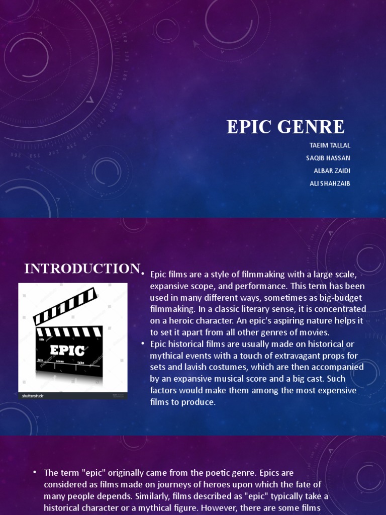 Epic Genre | PDF